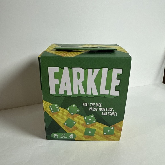 Games | Farkle Dice Game Brybelly Green New | Poshmark
